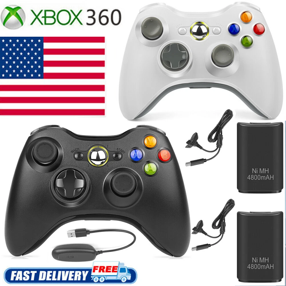 Xbox 360 Controller Black Slim
