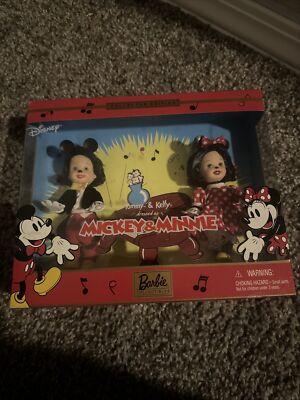Tommy & Kelly as Disney's Mickey & Minnie Mouse Barbie Doll 2002 Mattel ...