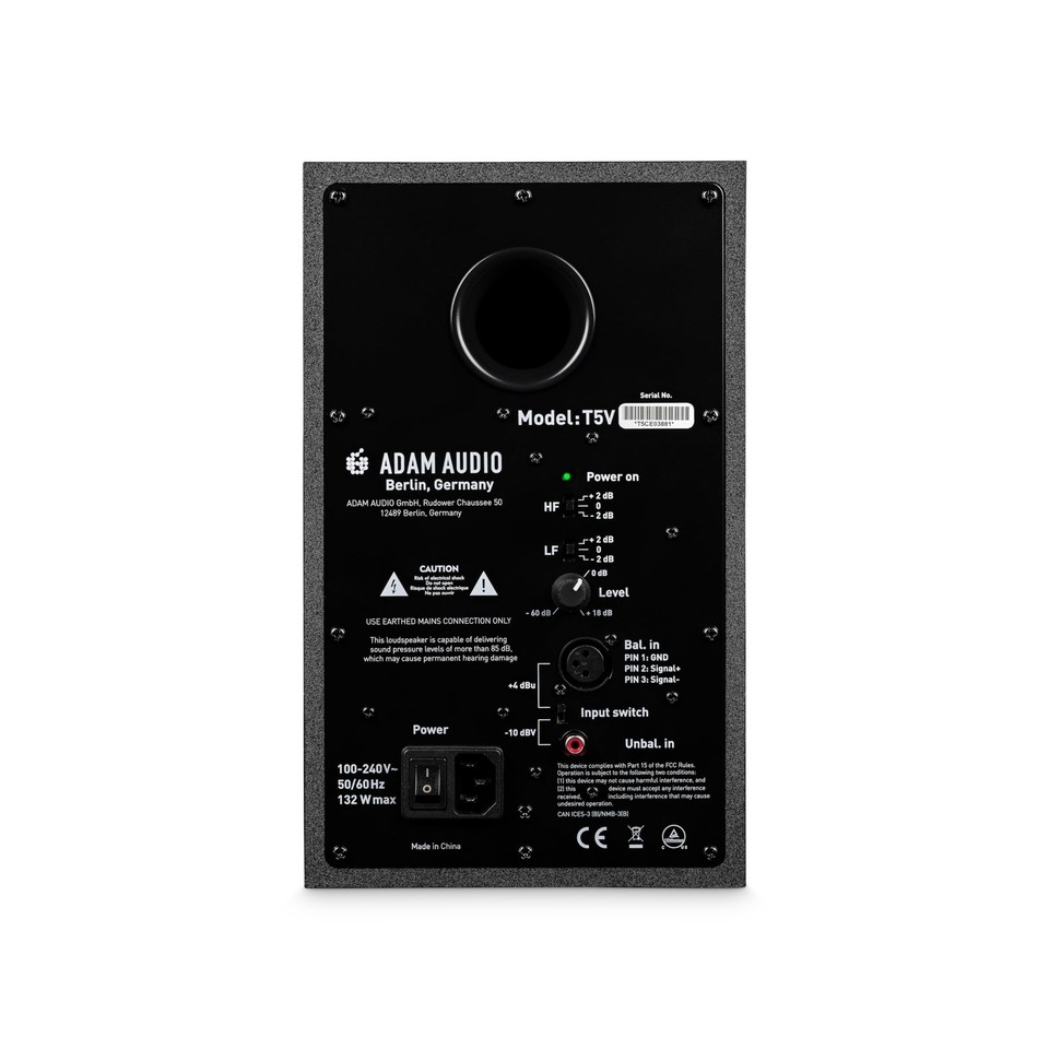ADAM Audio T5V Studio Monitor for recording, mixing and mastering ...