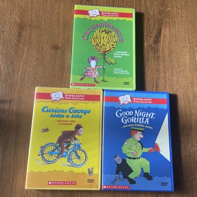 Lot of 3 Scholastic Video Collection DVD Educational Movies Curious ...