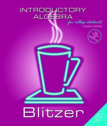 Blitzer Hardback Ser.: Introductory Algebra by Robert F. Blitzer (2005 ...