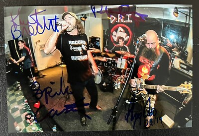 Dirty Rotten Imbeciles D.R.I. DRI Signed Autograph Photo Brecht Spike ...