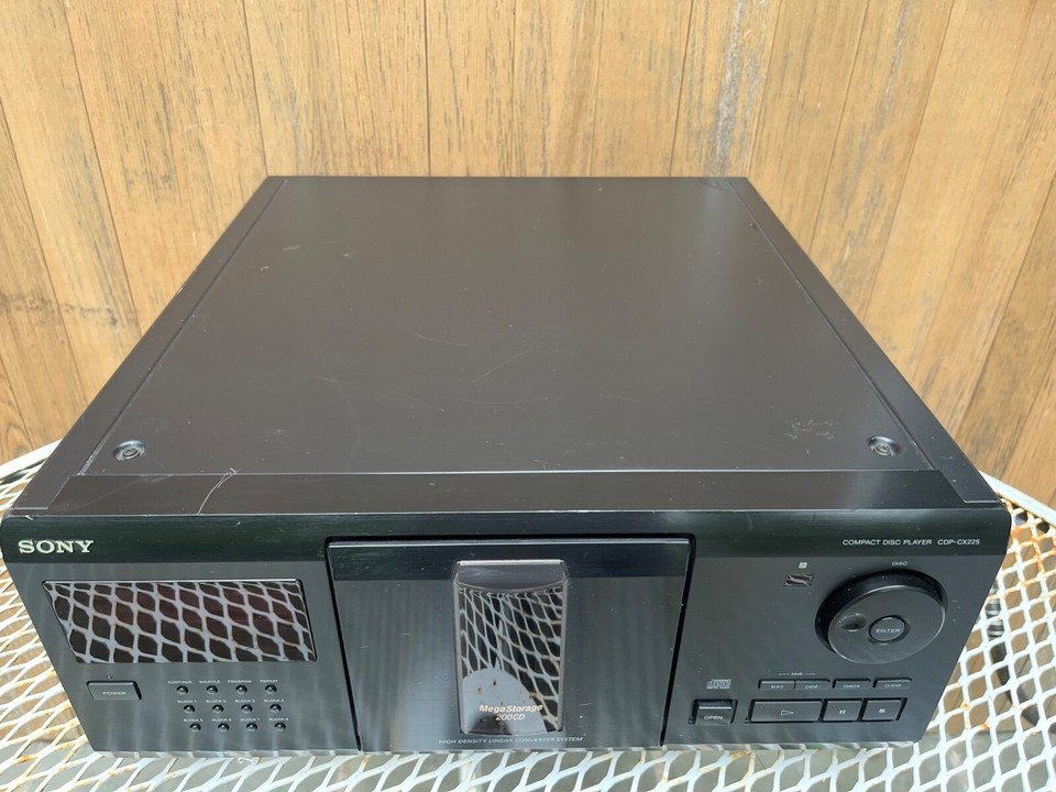 Sony CDP-CX225 | 200 CD Changer Player Mega Storage | Tested No Remote ...