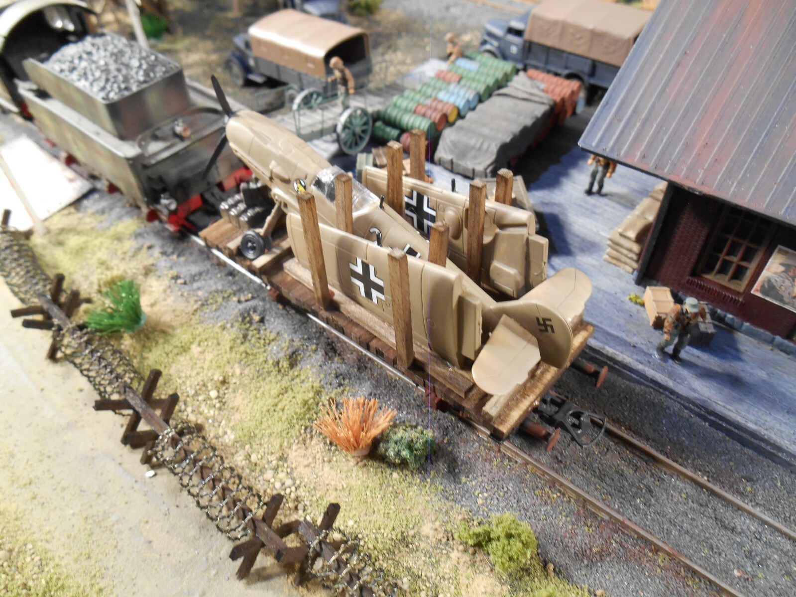 HO Roco Minitank German Messerschmitt BF-109E Custom Detailed Hand ...