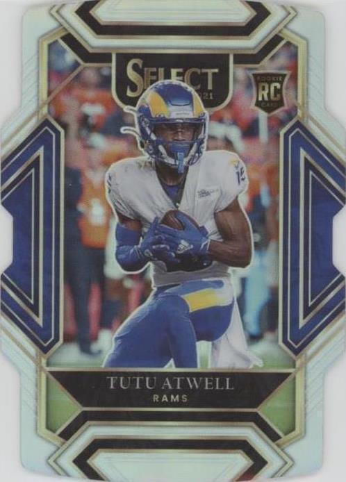 2021 Panini Select - Club Level Tutu Atwell #261 Silver Prizm Die-Cut ...