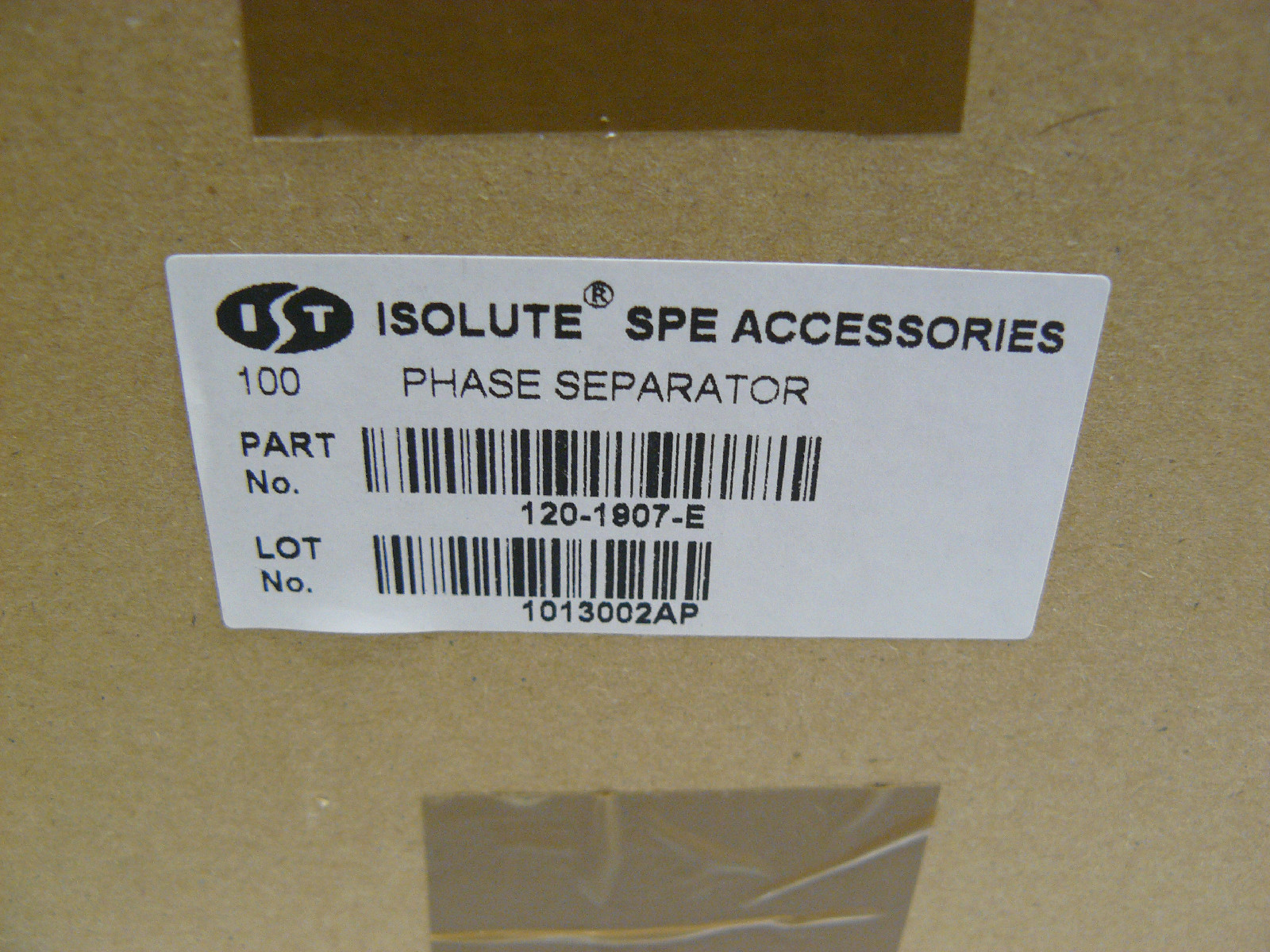 BIOTAGE 120-1907-E PHASE SEPARATOR 25 ML ISOLUTE SPE ACCESSORIES NEW | eBay