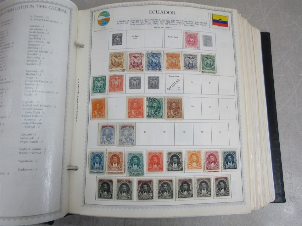 nystamps Worldwide fabulous stamp collection Minkus Global album y12mj ...