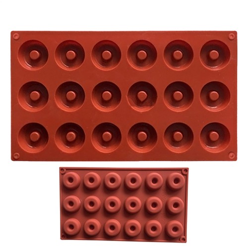 Donut Candy Mold - 18 Cavities Mini Donut Silicone Candy Mold | eBay ...