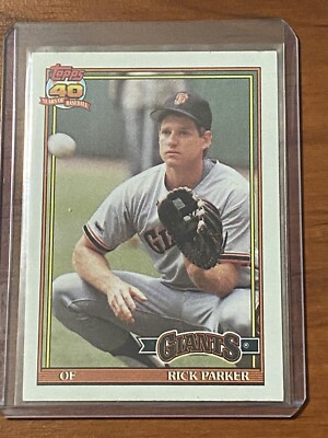 1991 Topps - #218 Rick Parker San Francisco Giants | eBay