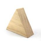 60° Equilateral Triangle Pine Wood Blocks DIY Craft Wooden Pieces Side ...
