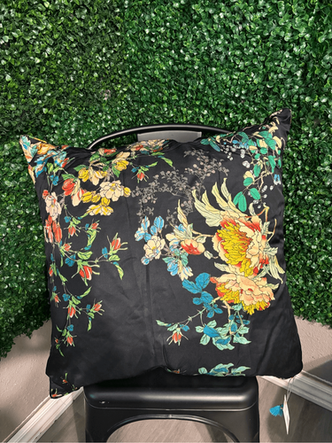 Johnny Was Floral Linen and Viscose Throw Pillow NWT $168 Retail | eBay