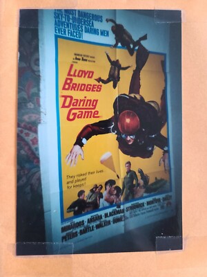Bin372-Vintage ORIGINAL MOVIE POSTER~daring game- 1968- Lloyd bridges ...