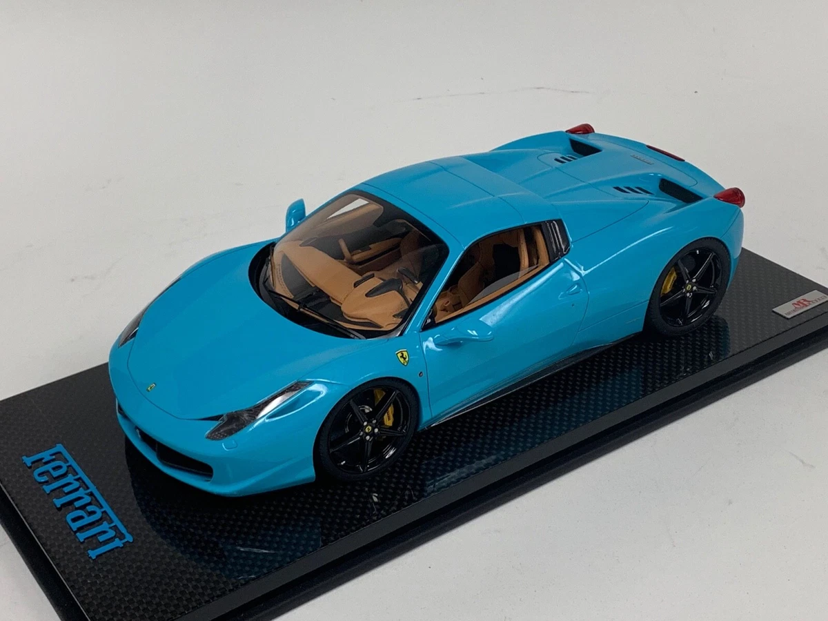 Ferrari 458 Spider Blue