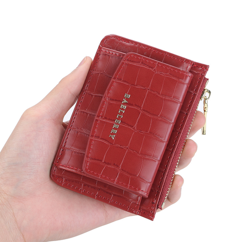 Mini Small Wallet Leather Credit ID Card Holder Short Purse Wallet ...