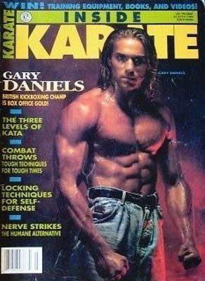 RARE 7/92 INSIDE KARATE GARY DANIELS BLACK BELT KUNG FU JIU-JITSU ...