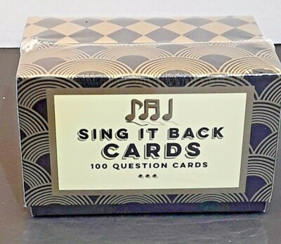 Bell And Curfew Sing It Back Classic Charades Sealed Card Game 100 ...