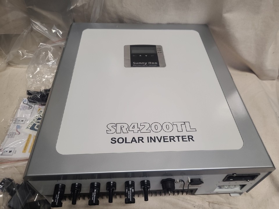 Sunny Roo SRP SR4200TL 4KW Solar PV Inverter 4000 Watts Dual MPPT NEW ...