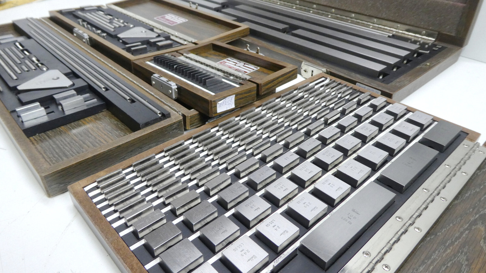 5 Box! GIGANT Lot of STARRETT Square Gage Block ,Accessorys Sets METRIC ...