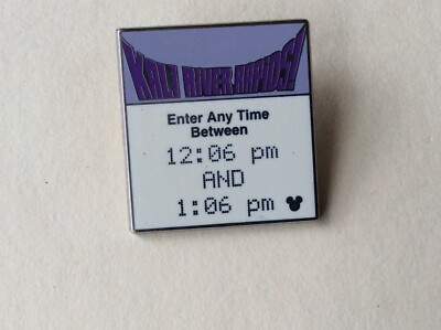 Disney Hidden Mickey Series Fast Pass Kali River Rapids Pin Authentic ...