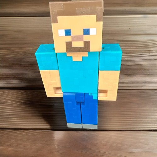 2020 Mattel Minecraft Steve Man Figurine Toy Action Figure 3.5” Figure ...