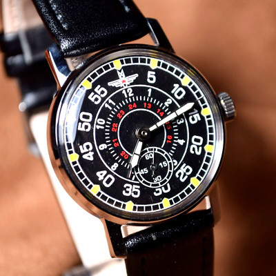 WristWatch Pobeda Sturmanskie AVIATOR PILOT Vintage Soviet Mechanical ...