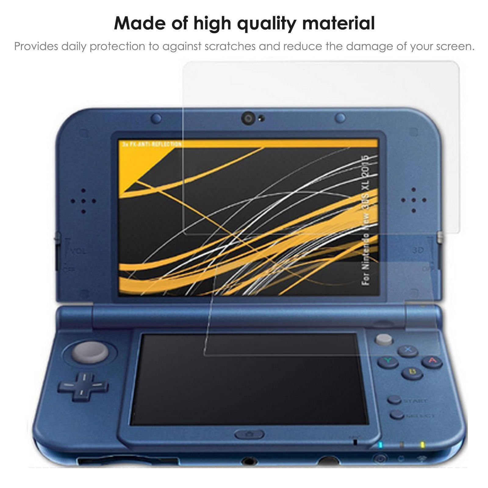 Premium HD Clear Screen Protector Guard Film for New Nintendo 3DS XL ...