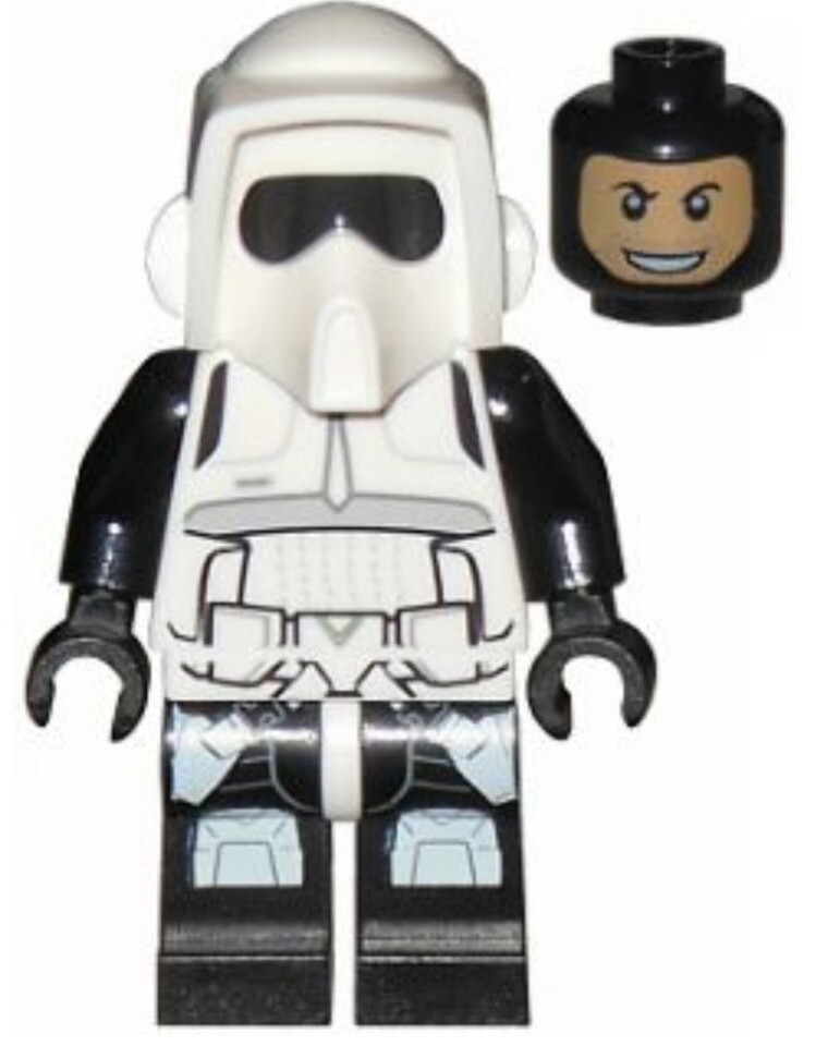 LEGO Star Wars Scout Trooper Black Legs Sw0505 10236 Ewok Village SHIPS ...