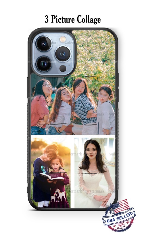 Customized iPhone 15 phone case Personalized Photo Image Business kids ...