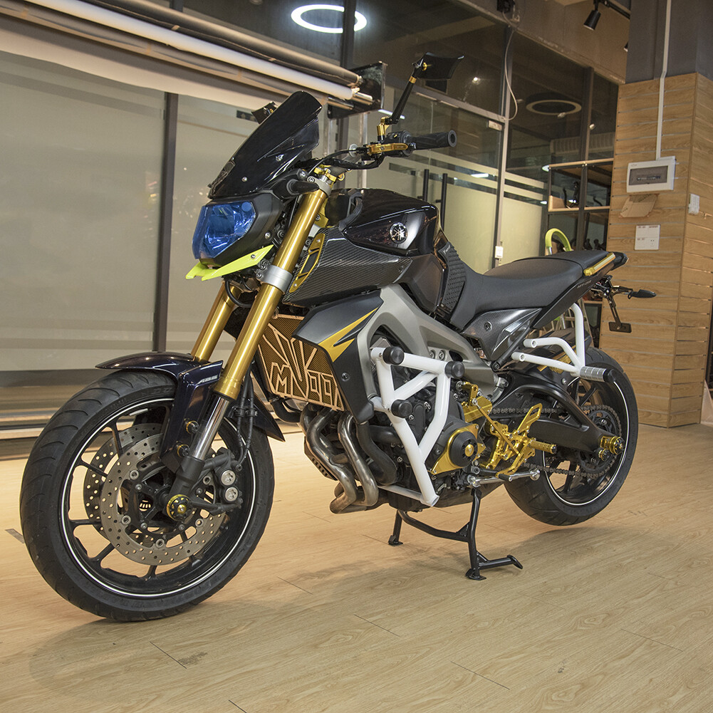 Engine Guard Stunt Cage Crash Bar For Yamaha FZ-09 MT-09 Tracer 2014 ...