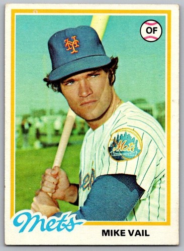 MIKE VAIL TOPPS BASEBALL CARD 1978 | eBay