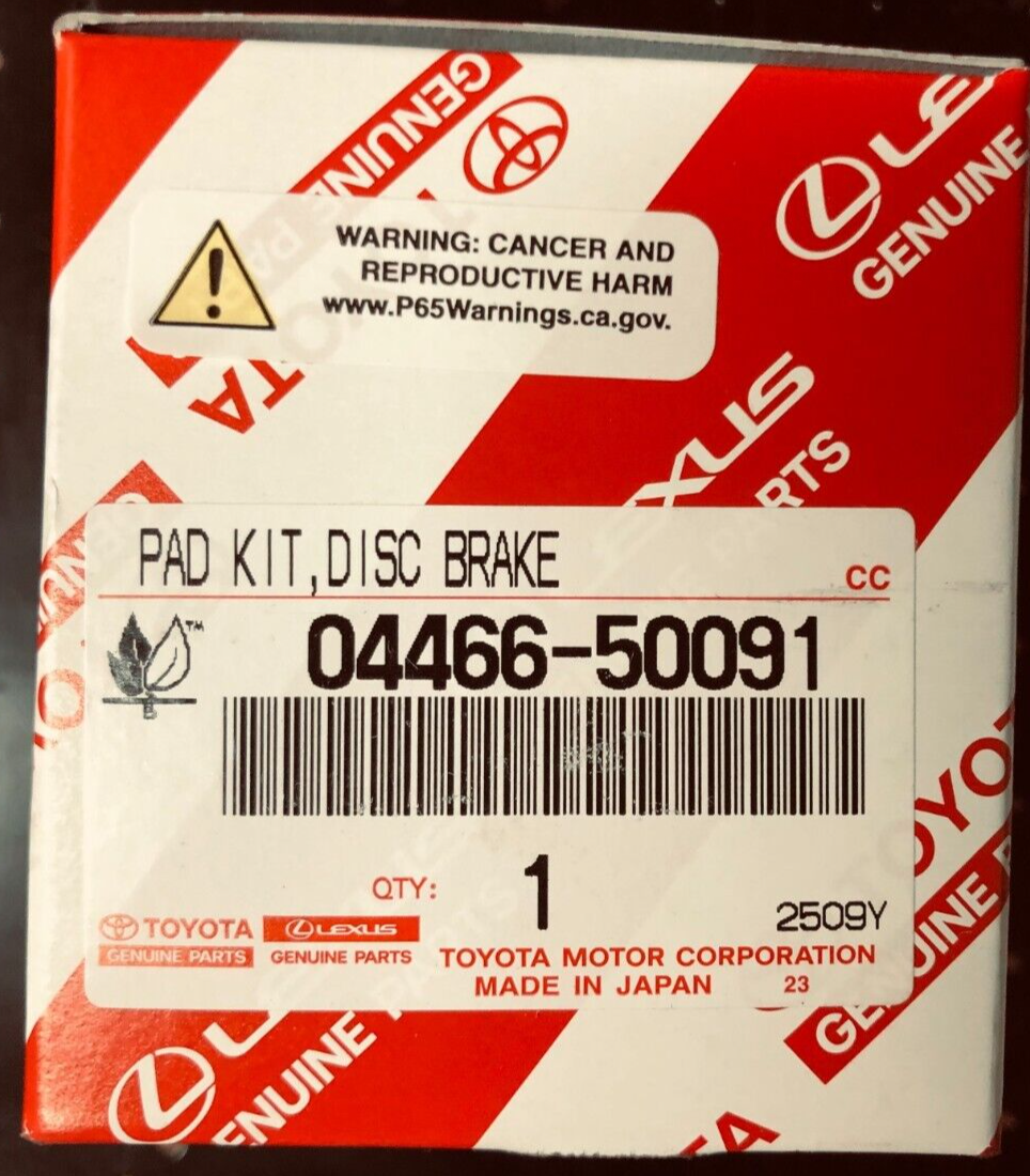 Lexus Toyota OEM 01-06 Ls430 Rear-disc Brake Pads 0446650091 for sale ...