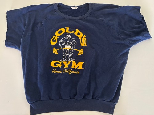 VTG 80s Gold's Gym Venice CA Muscle Bodybuilding Sweatshirt Nick ...