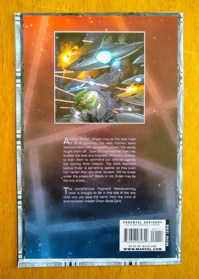 Ender's Game #1 Battle School Marvel 2008 MCU Comic Book Orson Scott ...