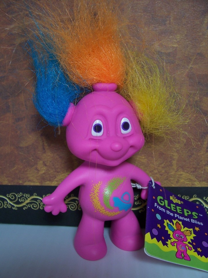 GLEEPS SET w/HANG TAGS - 3" Russ Troll Dolls - NEW IN ORIGINAL BAGS | eBay