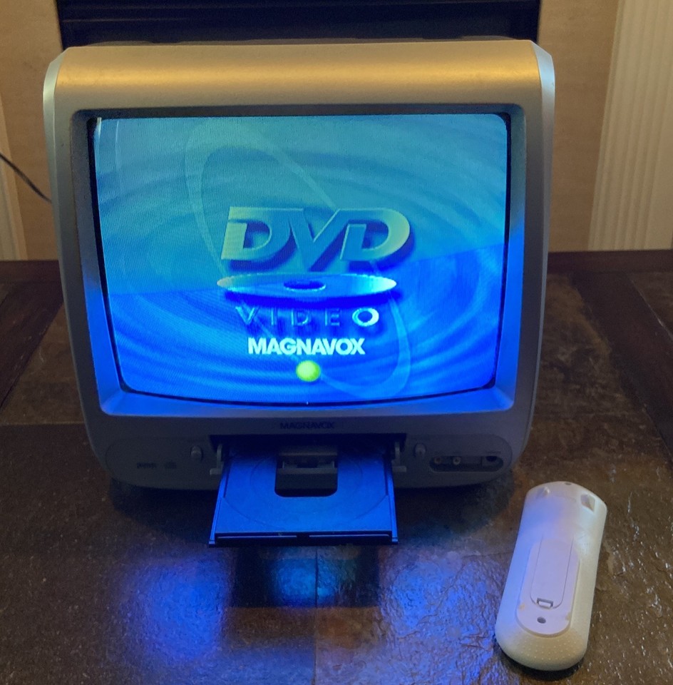Magnavox CD130MW8 13" CRT TV/DVD Combo for Retro Gaming with Remote | eBay