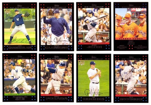 2007 Topps Update - NEW YORK YANKEES Team Set | eBay