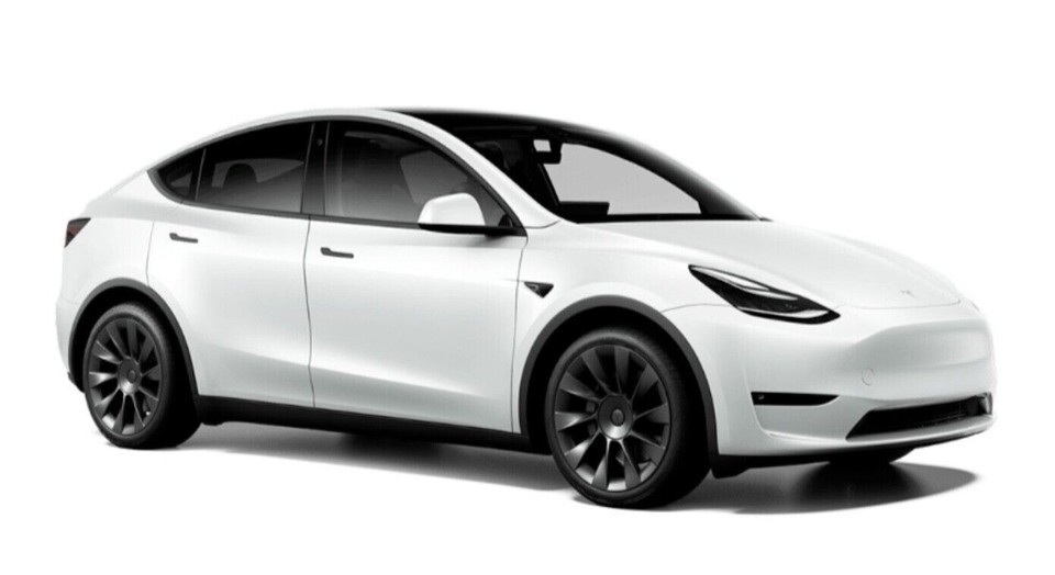 4 PERFECT Factory Tesla Induction Wheels New Tires Genuine OEM Model Y ...