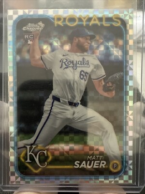 Matt Sauer X-Fractor Rookie RC 2024 Topps Chrome Update Card #USC155 ...