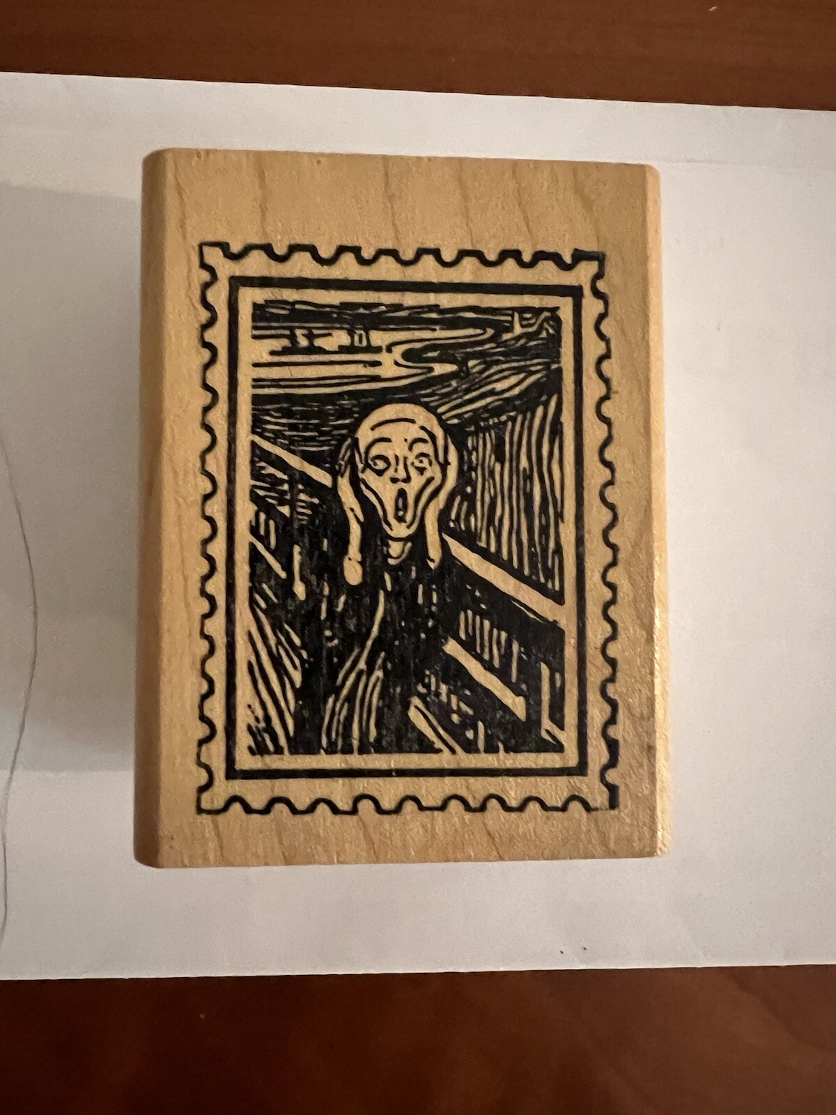 Edward/Edvard Munch ‘The Scream’ Visions of Ink - rubber stamp - new ...