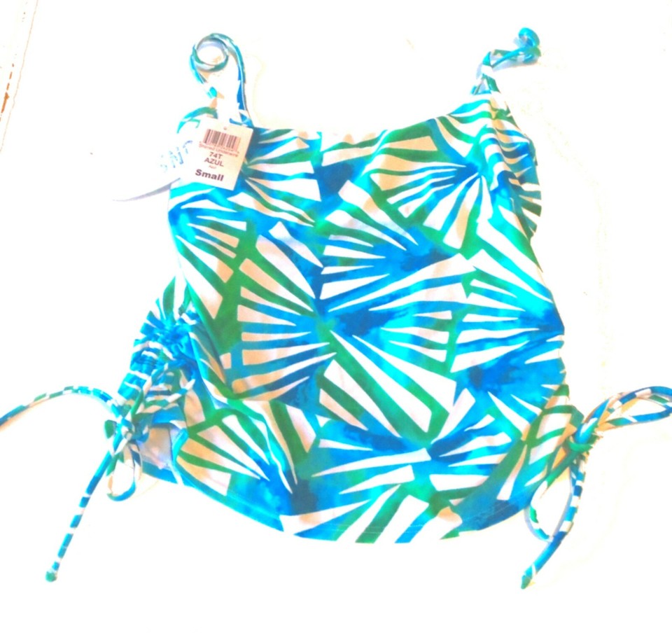 Sunsets Azul Blue & Green Tankini Swimsuit Sz Small NWT$120 | eBay