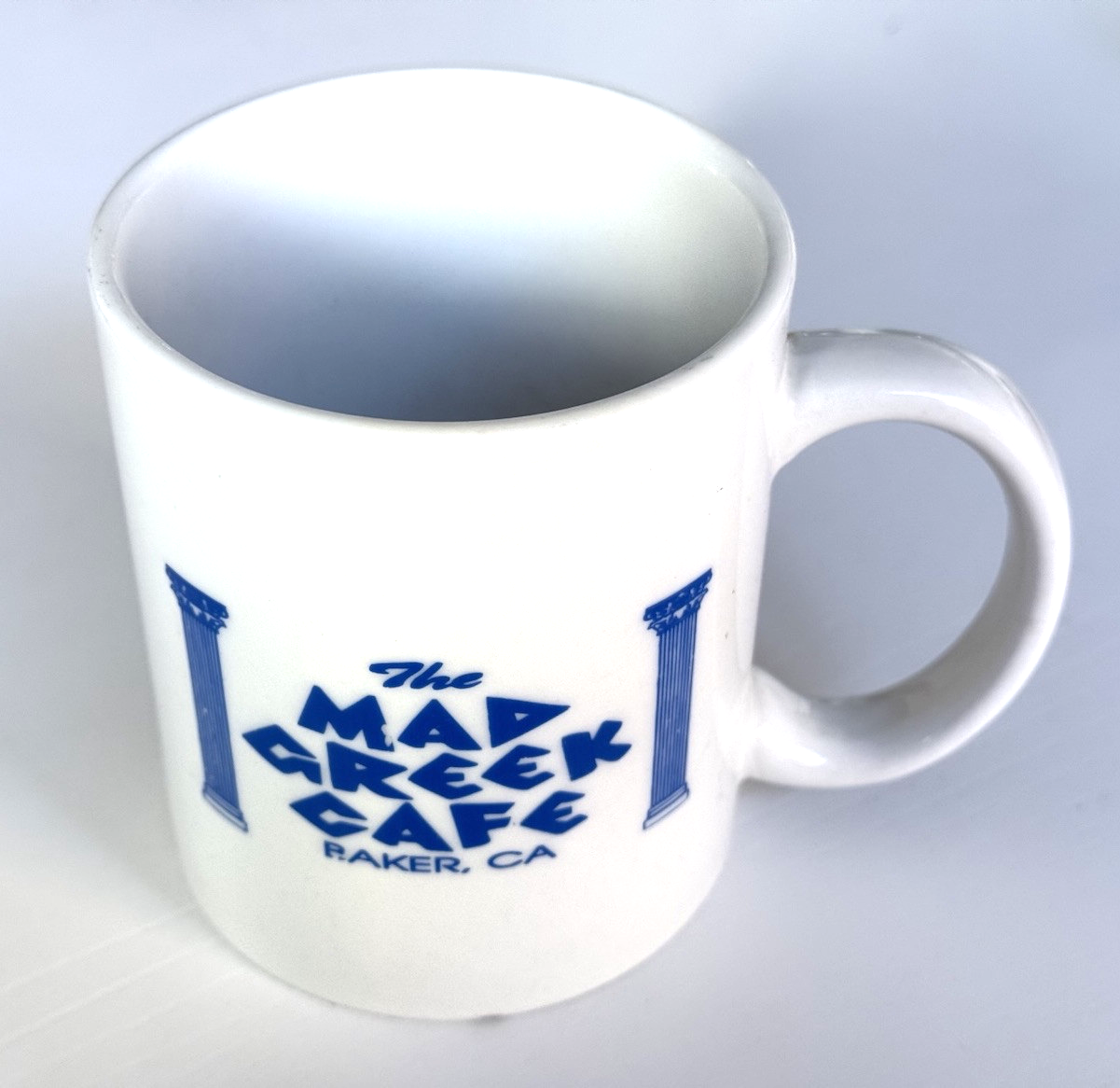 The Mad Greek Cafe Coffee Mug Baker California Vegas Restaurant Tall ...