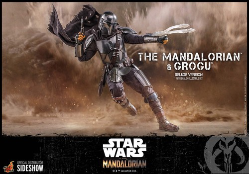 HOT TOYS Star Wars Mandalorian and Grogu Deluxe Version TMS052 1:6 ...