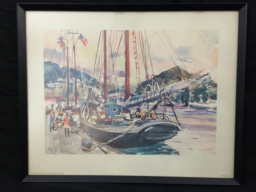Framed Print - Cecile Ryden Johnson, Tortolla Sloop | eBay