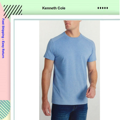 Kenneth Cole Men's SS TEE, Blue, Medium | eBay