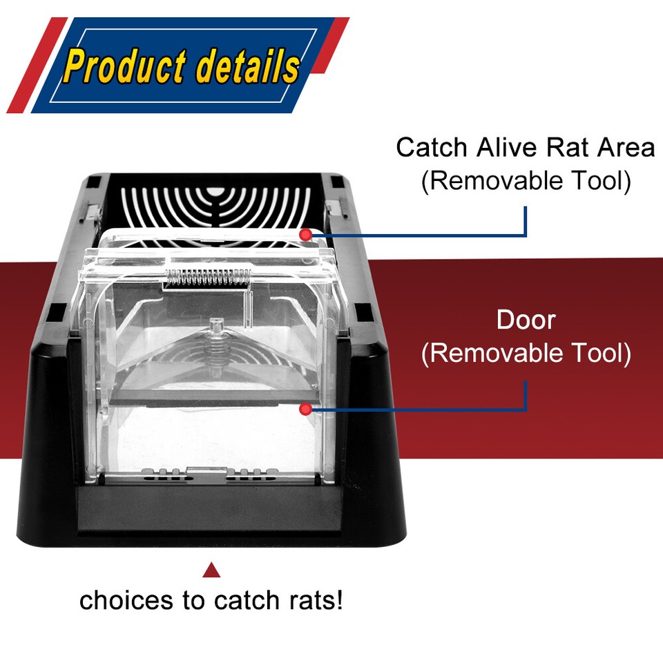 Electronic Mouse Trap Victor Control Rat Killer Electric Rodent Zapper ...