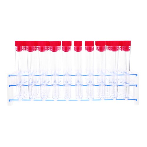 Clear Tubes Disposable Test Tubes Plastic Test Tubes Caps | eBay