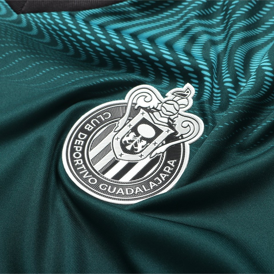 JERSEY CHIVAS DEL GUADALAJARA PUMA GREEN SOCCER MENS ALTERNATIVE PLAYER ...