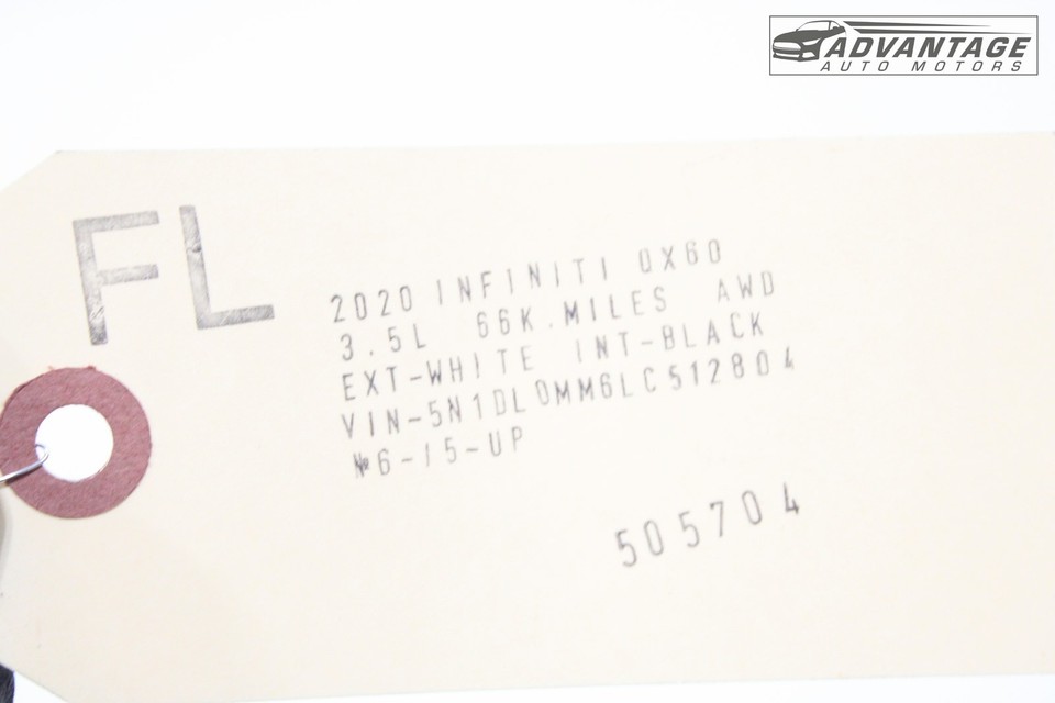 2014-2020 INFINITI QX60 FRONT LEFT SIDE DOOR PANEL MEMORY SEAT SWITCH ...