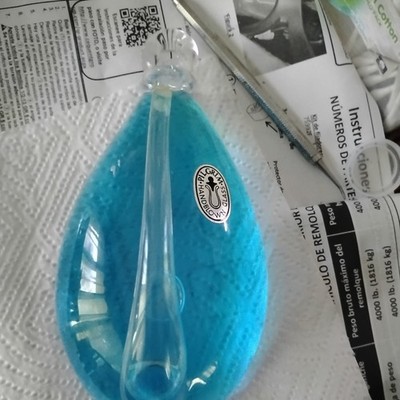 Vintage Pilgrim Glass Clear Weather Barometer Hanging Wall Bottle ...