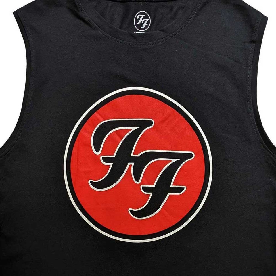 Foo Fighters Tank Top Muscle T Shirt FF Band Logo new Official Unisex ...